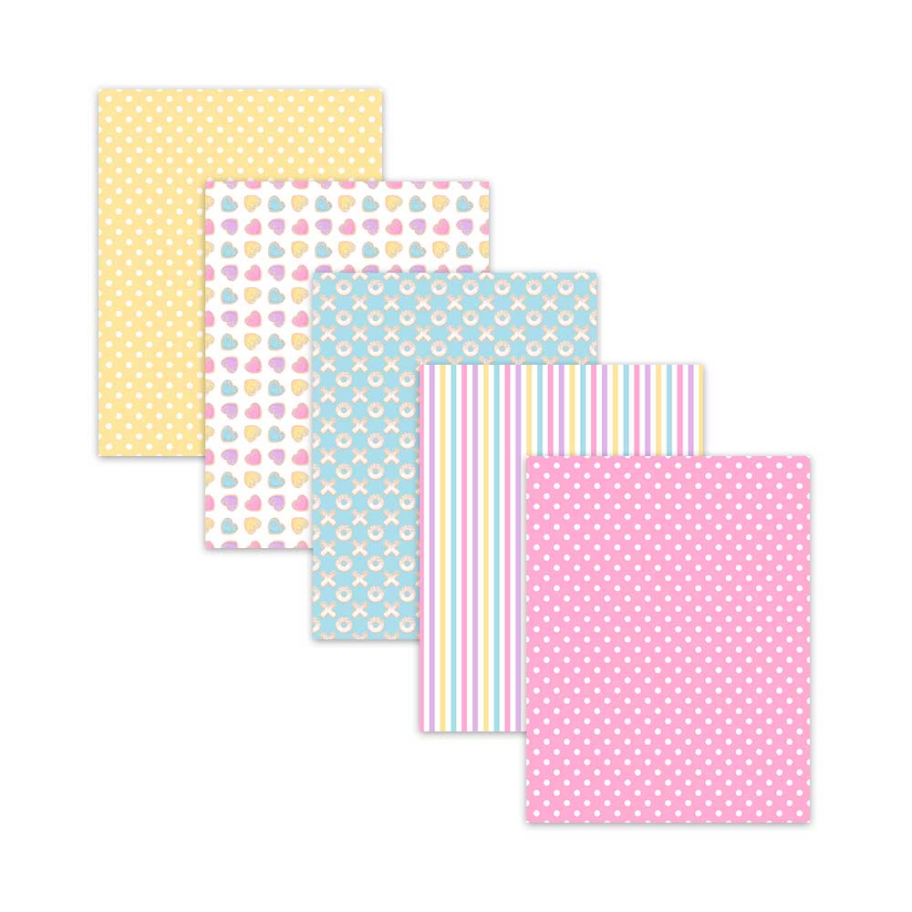 Printable Valentine's Day Conversation Heart Digital Paper – Your Paper ...