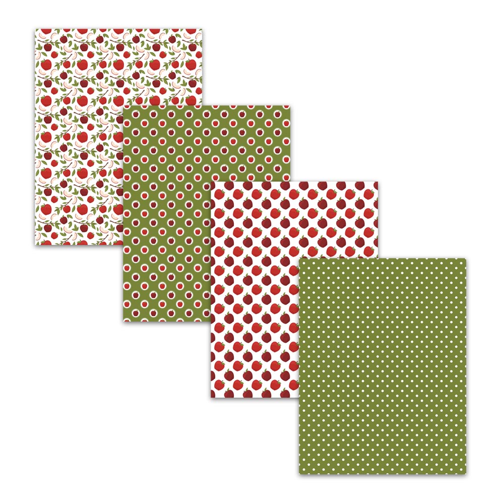 Printable Apple Digital Paper Background And Patterns – Your Paper Stash
