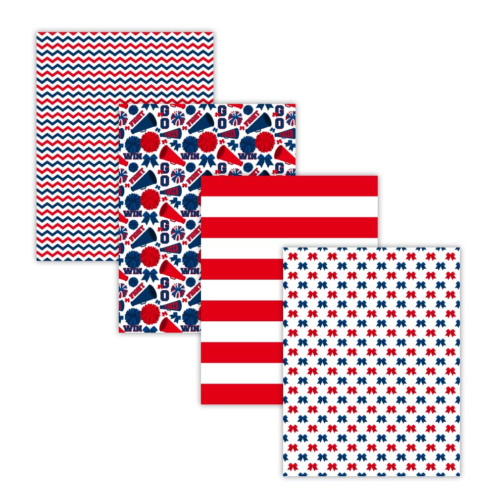 Printable Cheer Team Digital Scrapbook Papers – Your Paper Stash