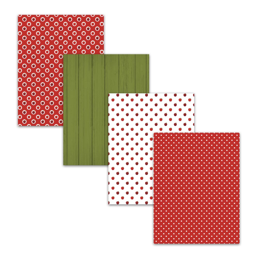Printable Apple Digital Paper Background And Patterns – Your Paper Stash