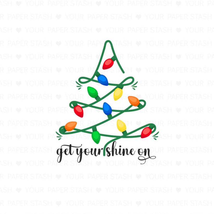 Christmas Tree Lights Sublimation PNG Design – Your Paper Stash