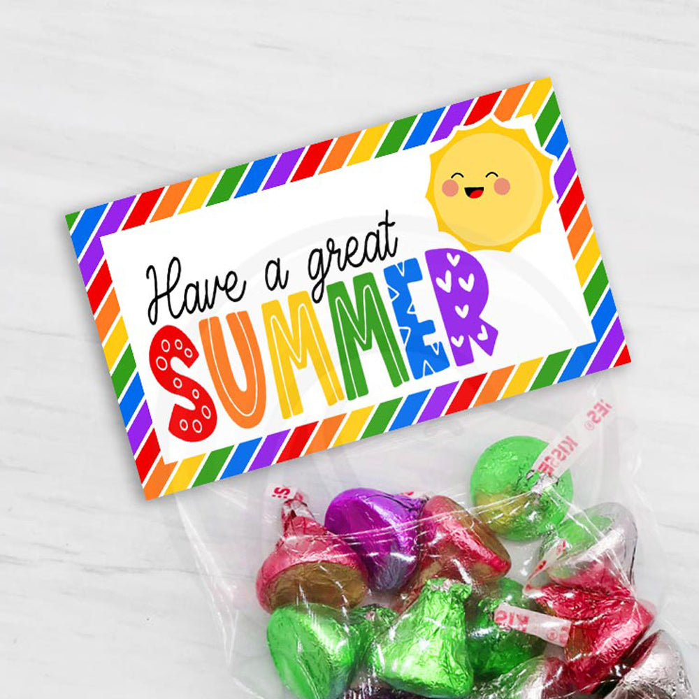 End of Year Last Day of School Treat Bag Toppers, Gifts for Teachers a ...