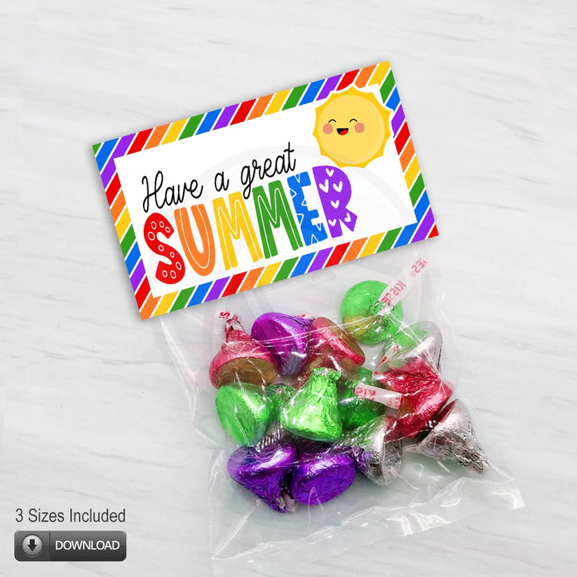End of Year Last Day of School Treat Bag Toppers, Gifts for Teachers a ...