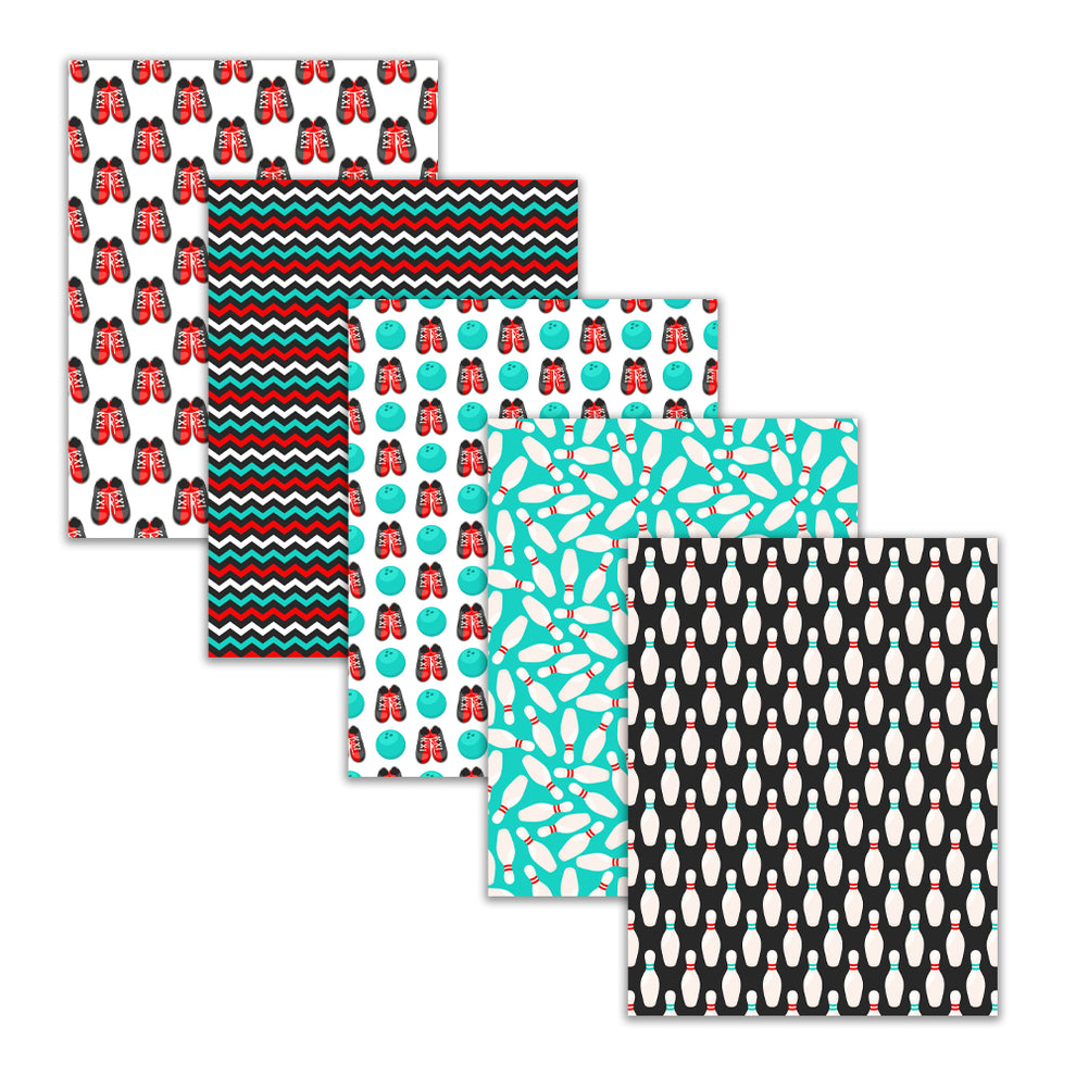 Printable Bowling Digital Paper Background Patterns – Your Paper Stash