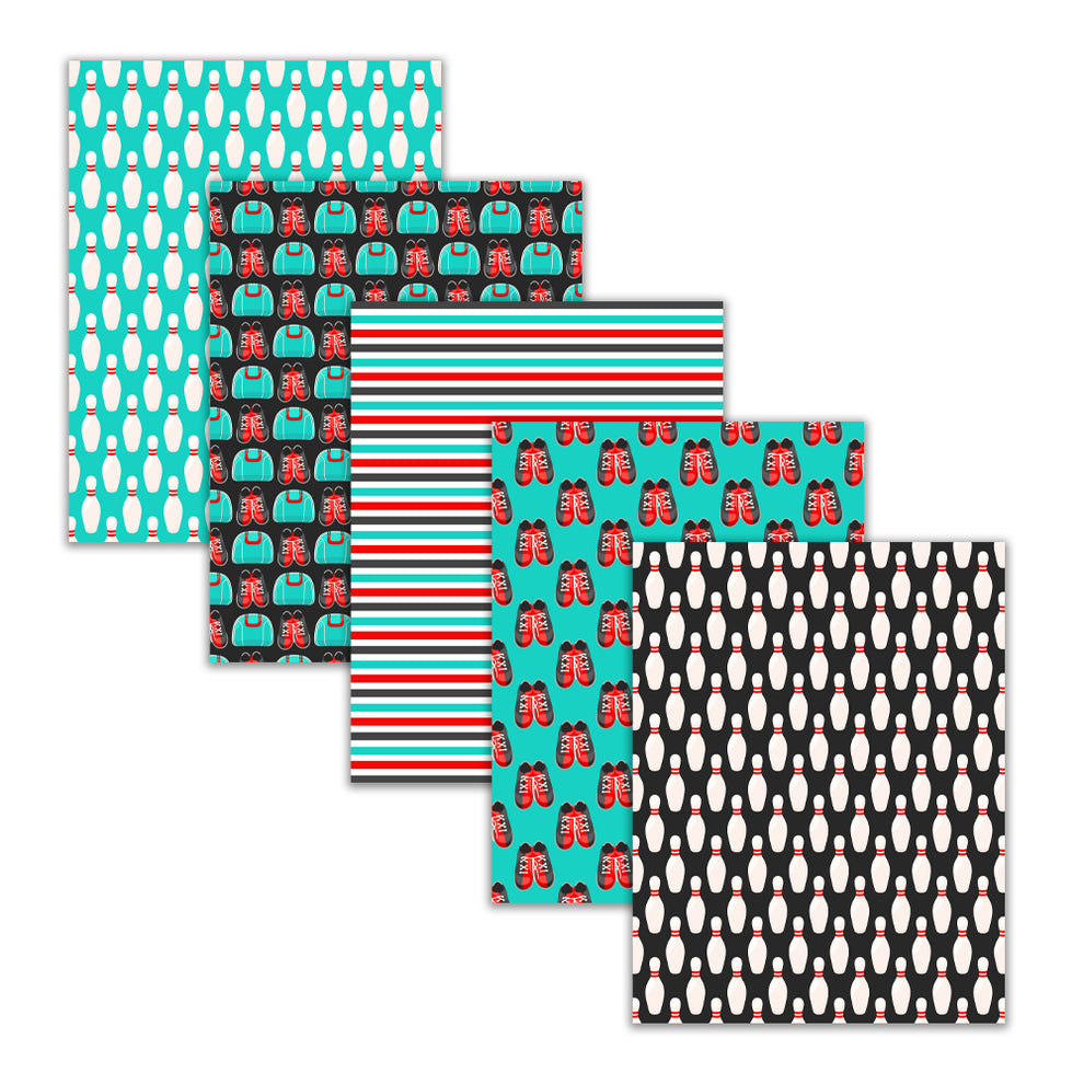 Printable Bowling Digital Paper Background Patterns – Your Paper Stash