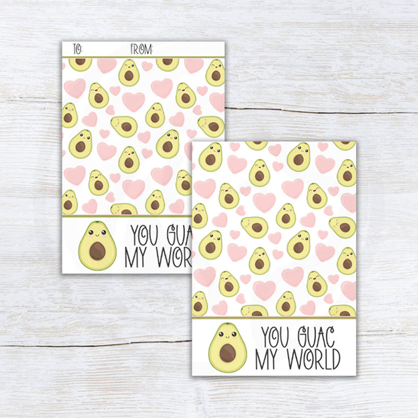 You Guac My World Printable Cookie Cards – Your Paper Stash