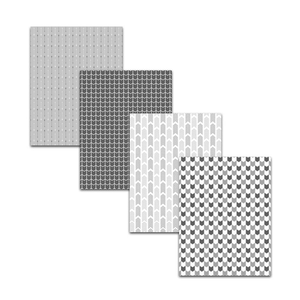 Printable 8.5x11" Gray Arrow Digital Papers for Father's Day, Bachelor ...