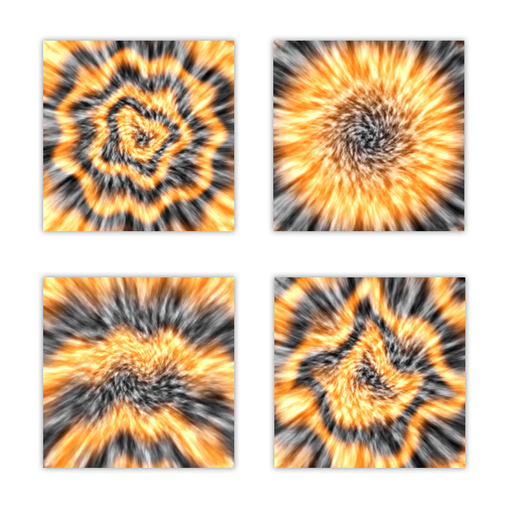 Groovy Halloween Tie Dye Digital Scrapbook Paper Backgrounds – Your ...