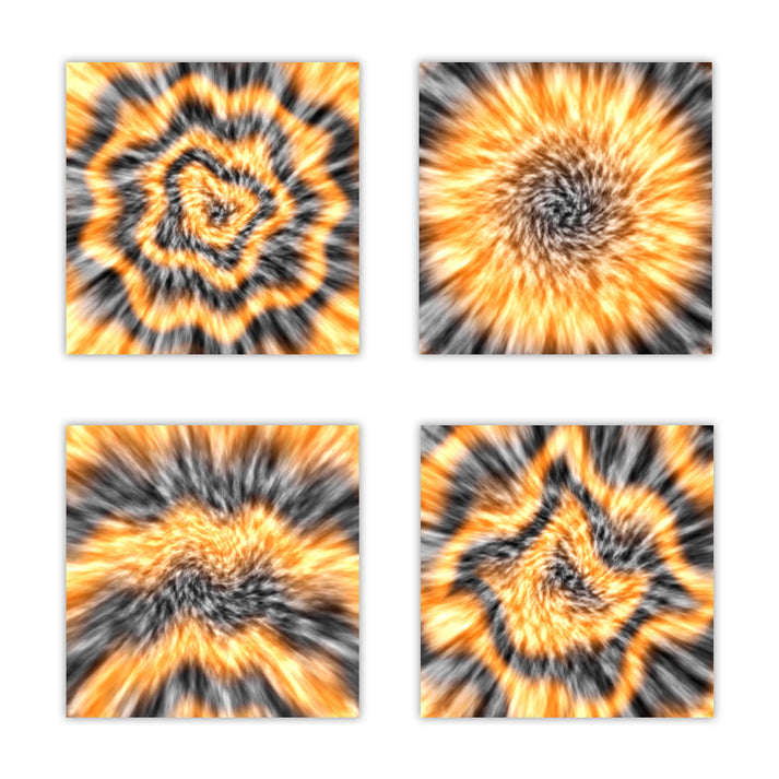 Groovy Halloween Tie Dye Digital Scrapbook Paper Backgrounds – Your ...