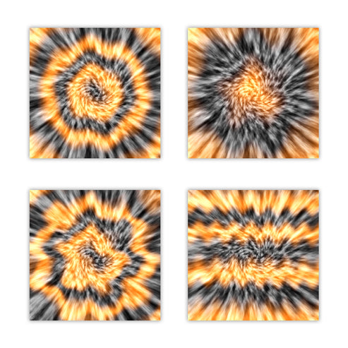 Groovy Halloween Tie Dye Digital Scrapbook Paper Backgrounds – Your ...