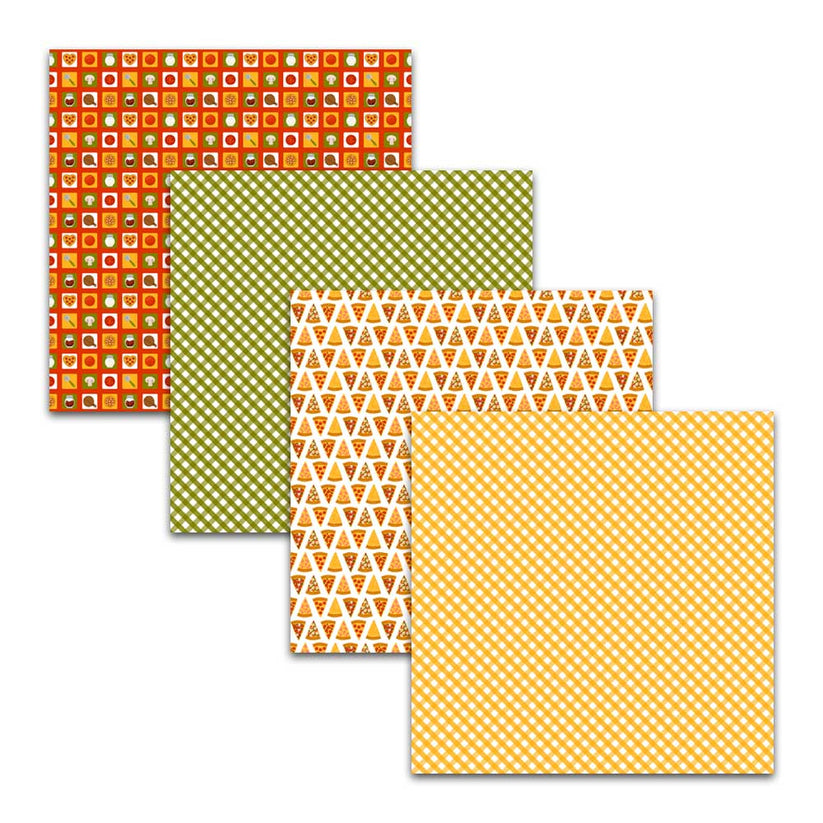 Pizza Pizzeria Digital Scrapbook Paper Backgrounds – Your Paper Stash