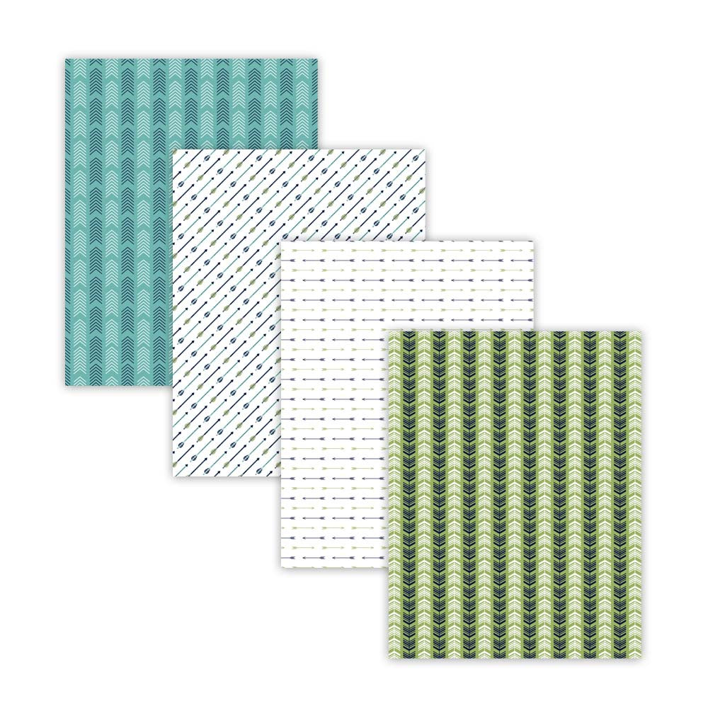 8.5x11" Arrow and Tribal Themed Digital Papers and Backgrounds – Your ...