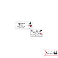 Snowman Soup Bag Toppers For Christmas & Winter Parties – Your Paper Stash