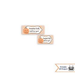 Halloween Pumpkin Teeth Treat Bag Toppers, Halloween Printables – Your ...