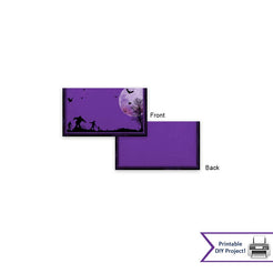 Printable Halloween Party Place Cards and Tent Cards, Walking Dead Esc ...