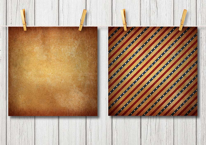 Vintage Patriotic Digital Scrapbook Papers and Backgrounds, Textured 4 ...