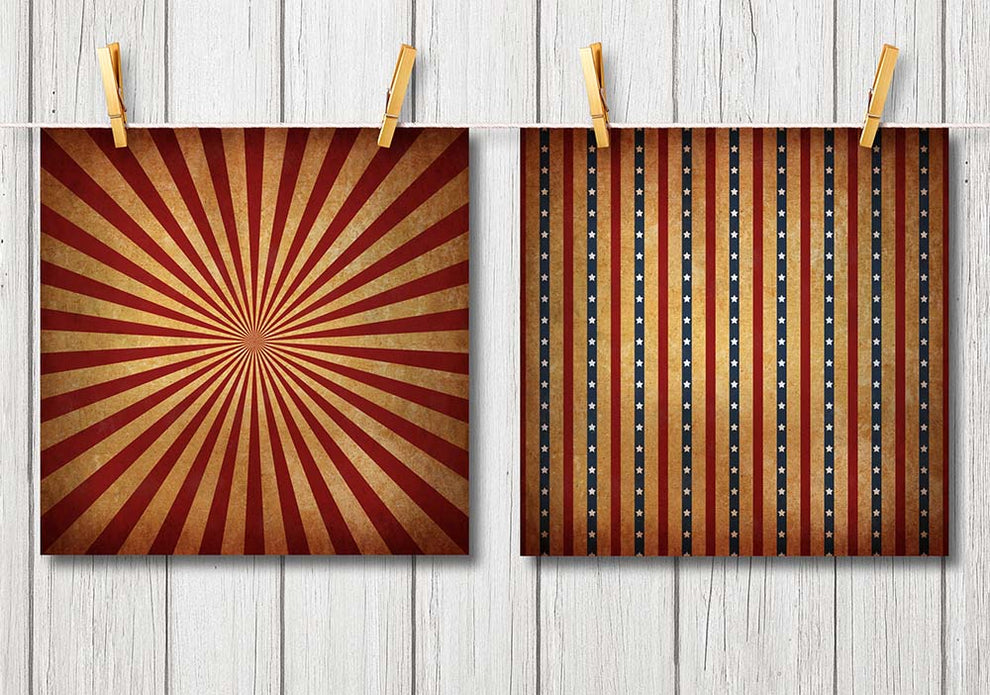 Vintage Patriotic Digital Scrapbook Papers and Backgrounds, Textured 4 ...