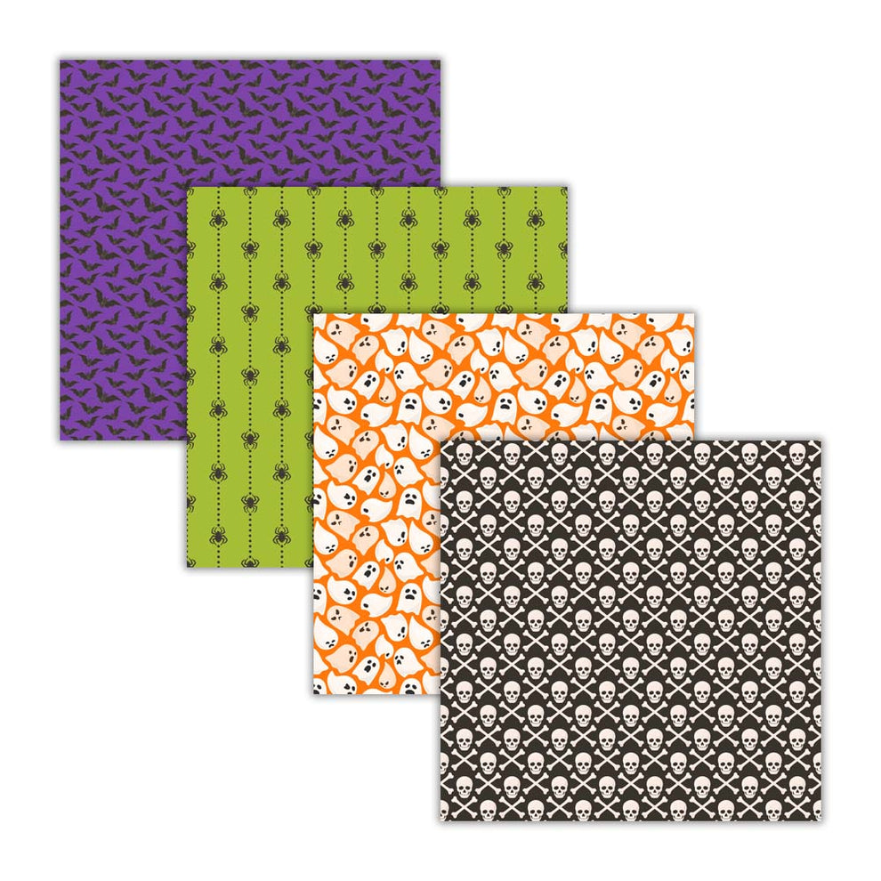 Spooky Halloween Digital Scrapbook Paper Backgrounds – Your Paper Stash