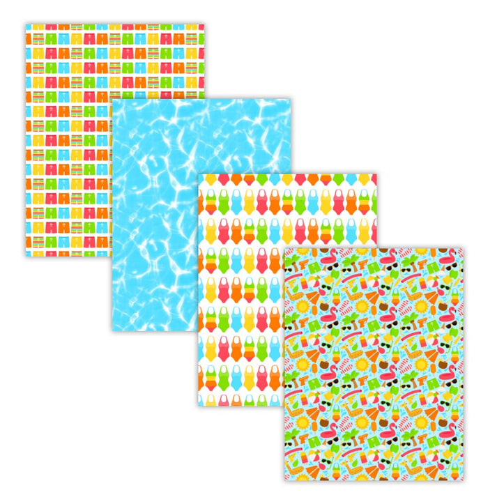 Printable Summer Fun Digital Paper Pack – Your Paper Stash