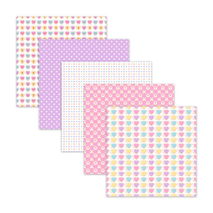 Valentine's Day Cookie Themed Digital Scrapbook Paper – Your Paper Stash